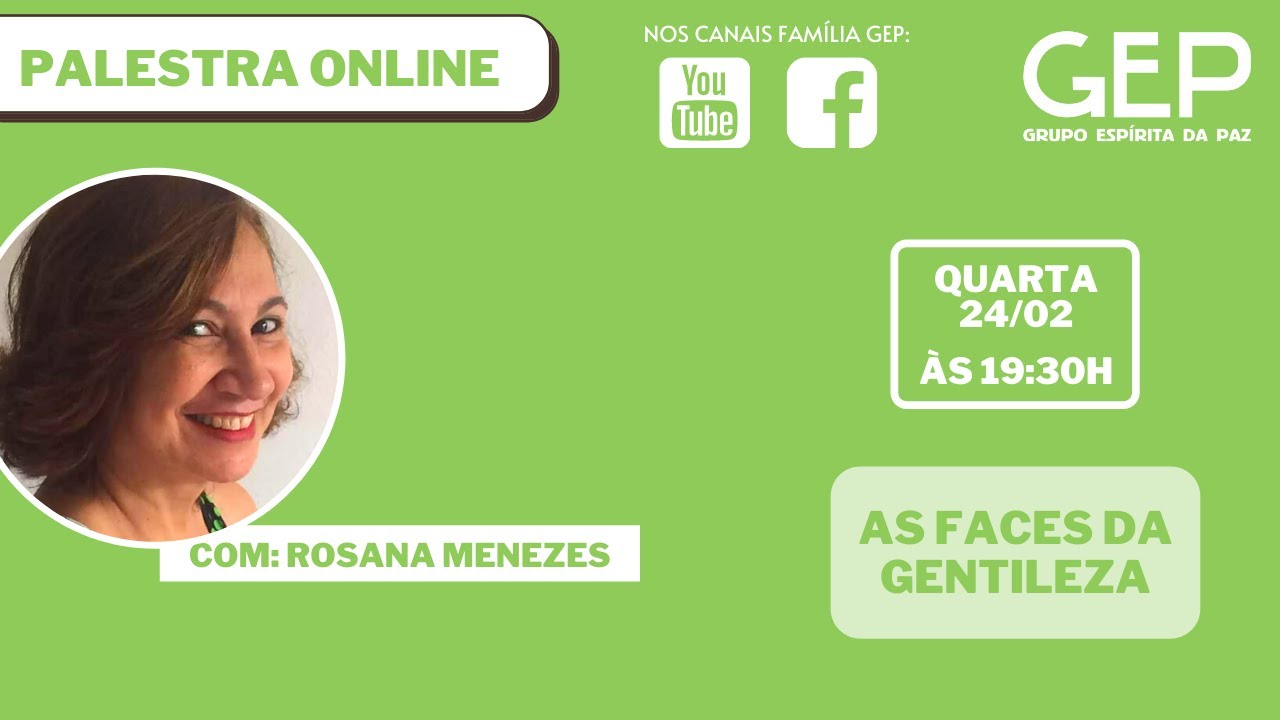As Faces da Gentileza - Com Rosana Menezes - YouTube
