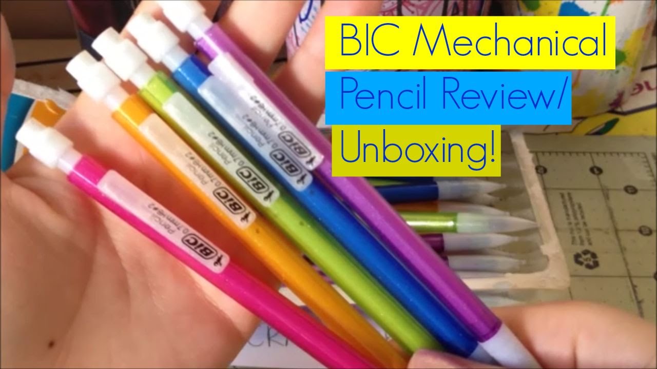 BIC Mechanical Pencil Review/Unboxing! - YouTube