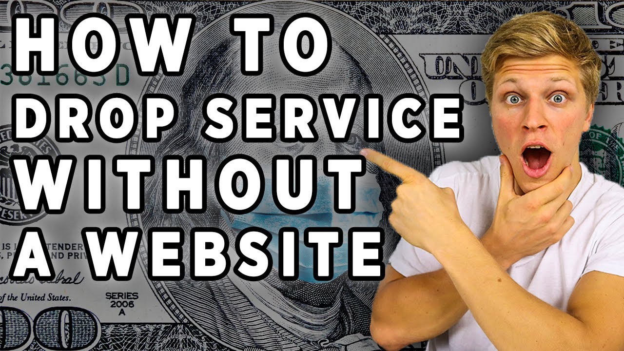 How To Drop Service Without A Website - YouTube