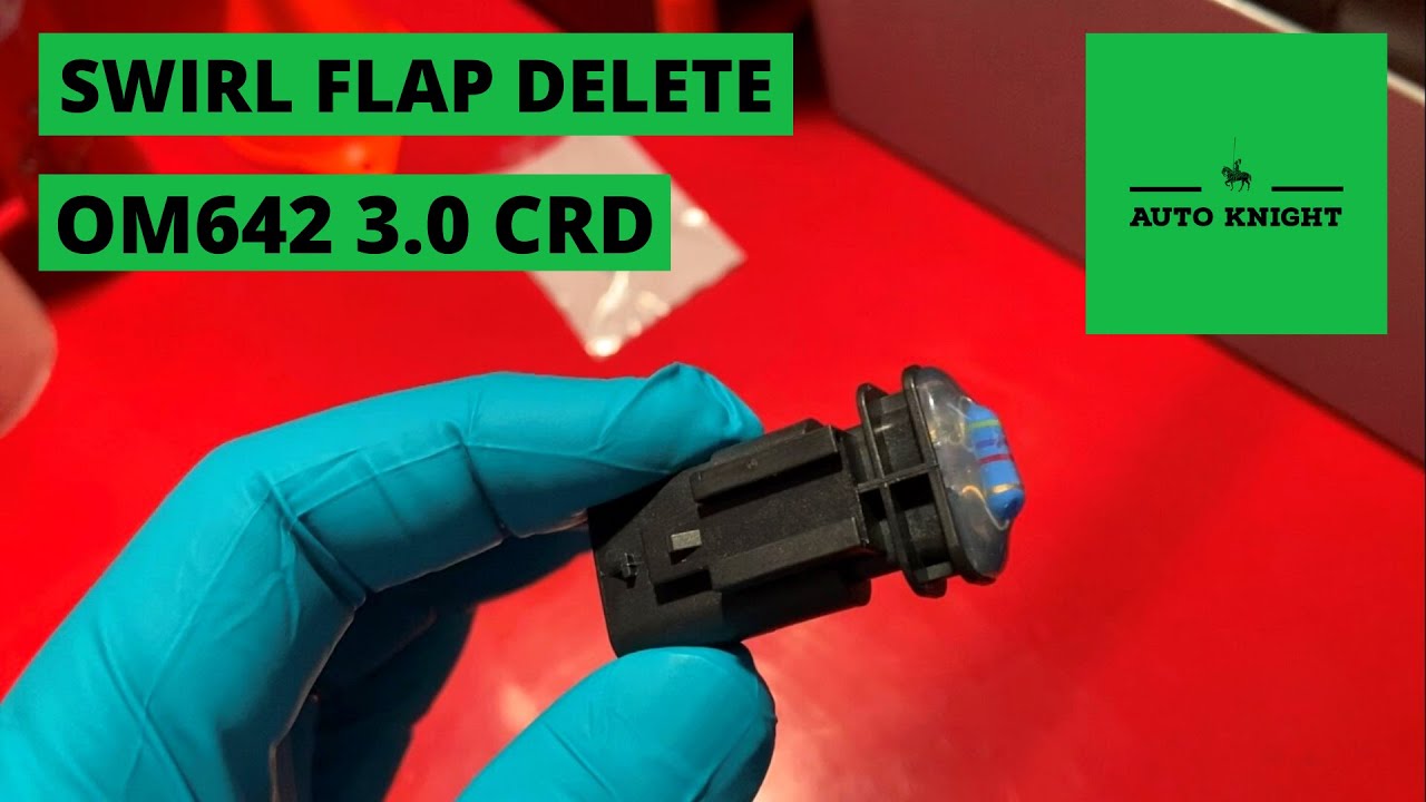 Swirl Flap Delete - Jeep Grand Cherokee WK/WH 3.0 CRD OM642 - YouTube