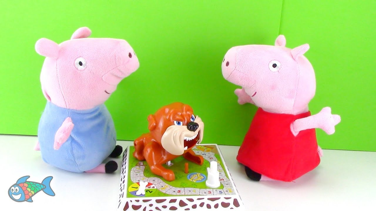 Peppa y George ¡Cuidado con el Perro! - Jugando con Peppa Pig en ...