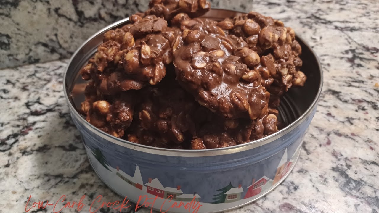 3 Ingredient-Viral Crockpot Candy- Easy-Low Carb Holiday Treat - YouTube