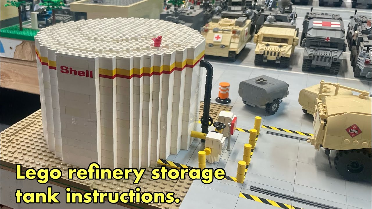 Lego Oil Refinery Storage Tank. - YouTube