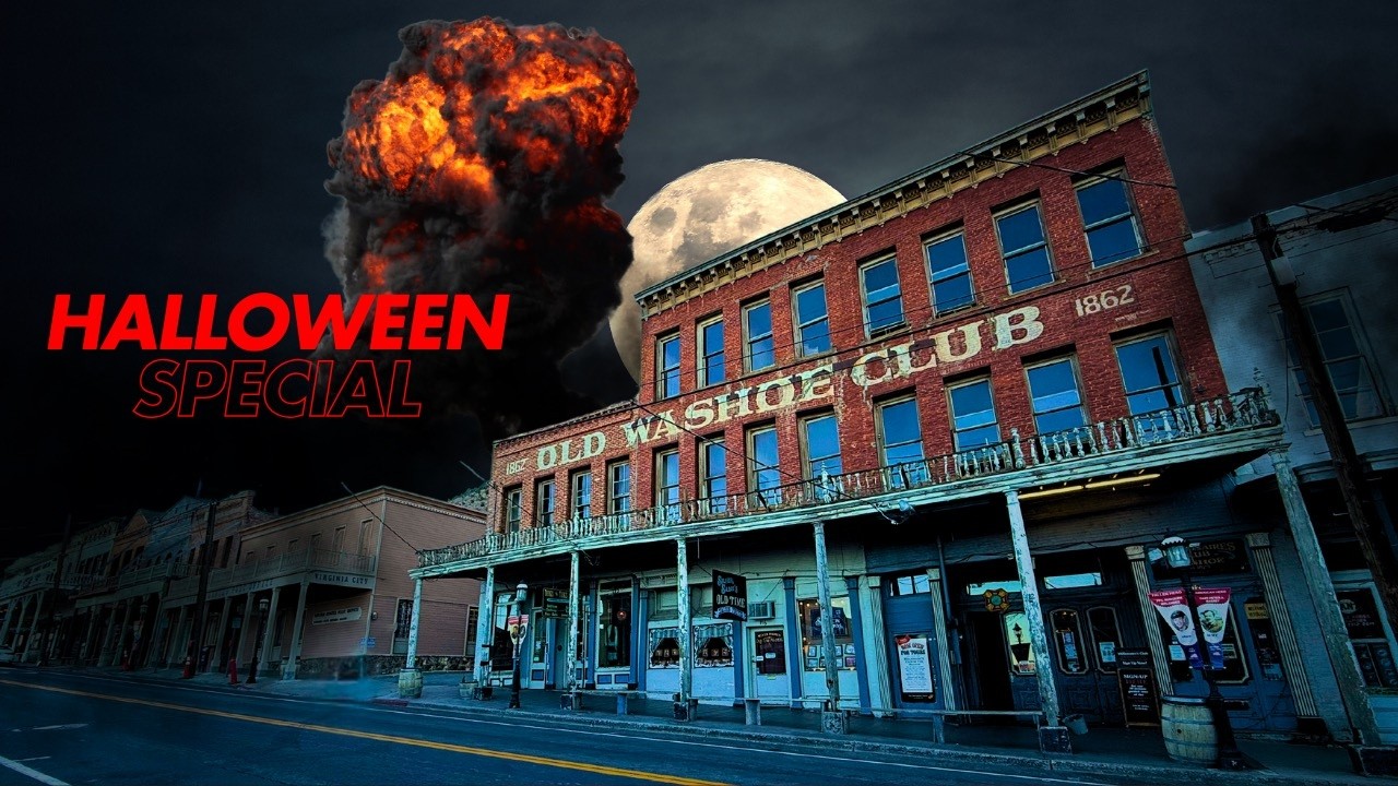 We Left Cameras ALONE Inside The Haunted WASHOE CLUB - YouTube