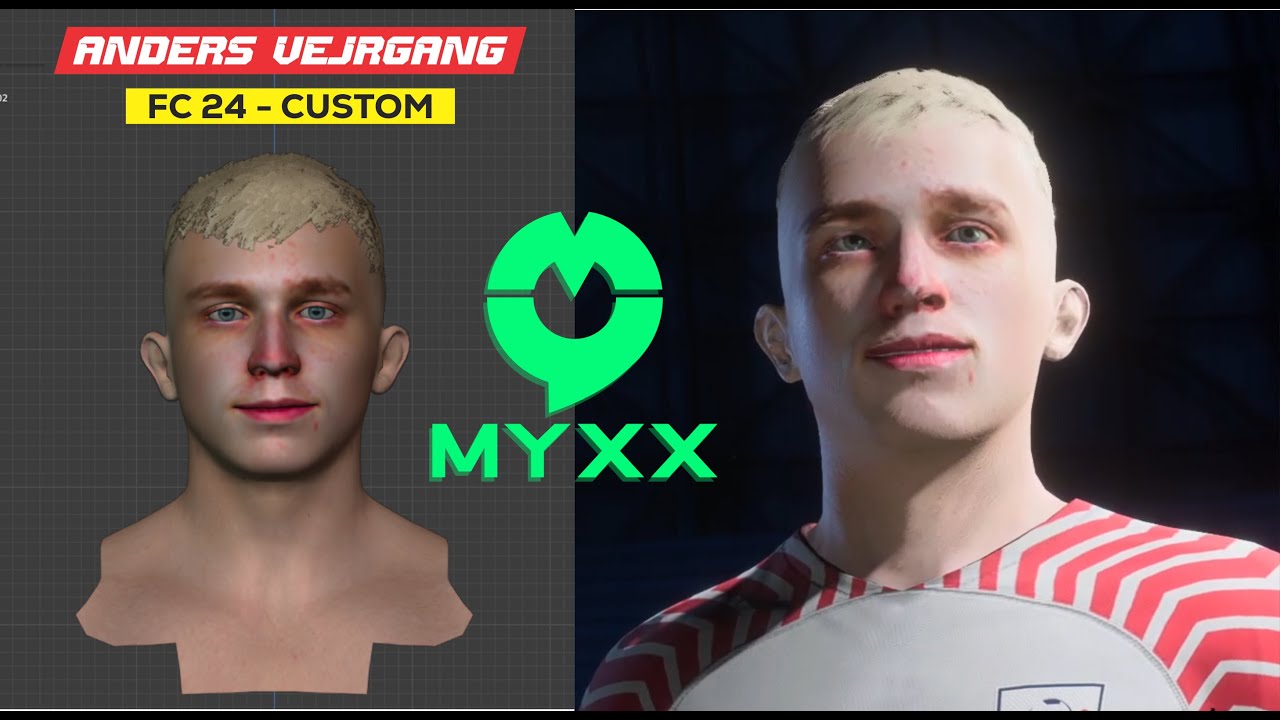 HOW TO MAKE FC 24 FACE | ANDERS VEJRGANG - YouTube