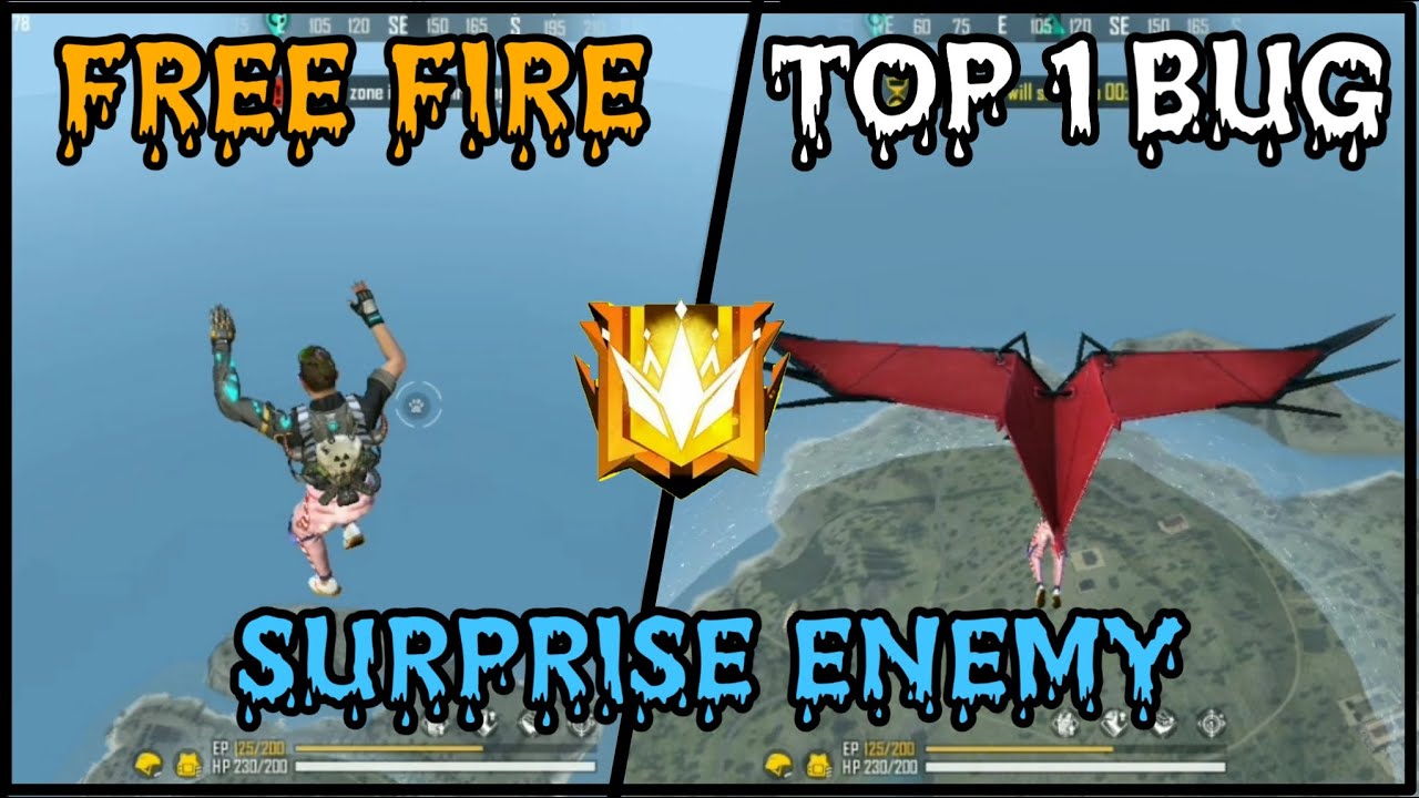 FREE FIRE FLYING IN SKY TRICK WITH PROOF HR GAMING ARMY - YouTube