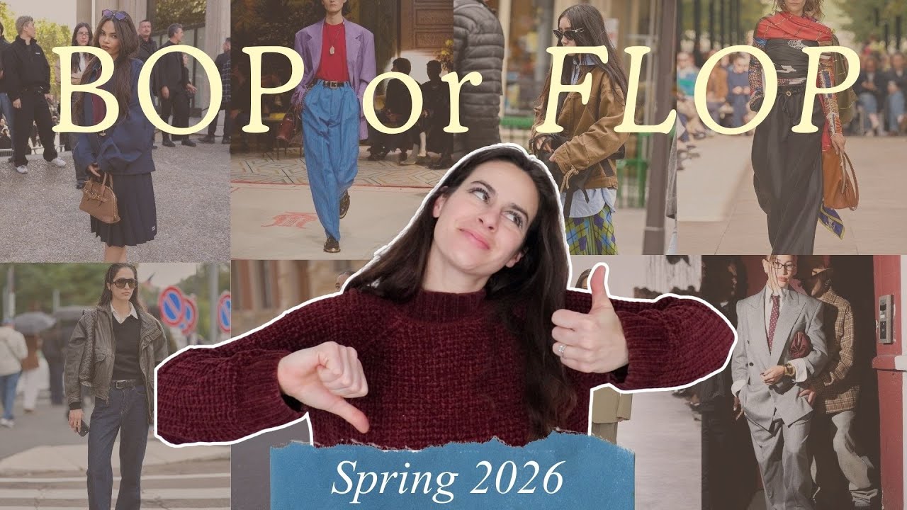 BOP or FLOP 2026 Fashion Trends! - 80s maximalism, preppy academia ...