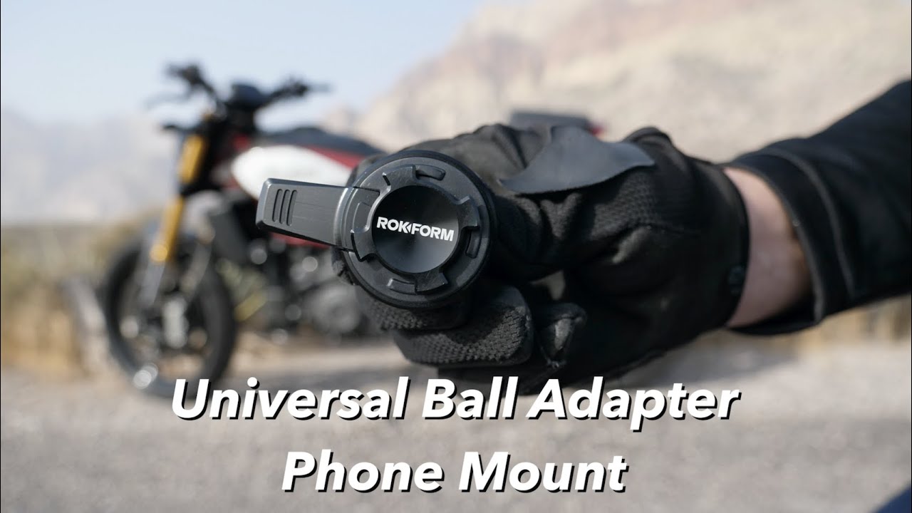 NEW Rokform Universal Ball Adapter Phone Mount - YouTube