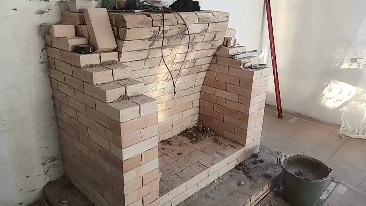 кладка камина - YouTube