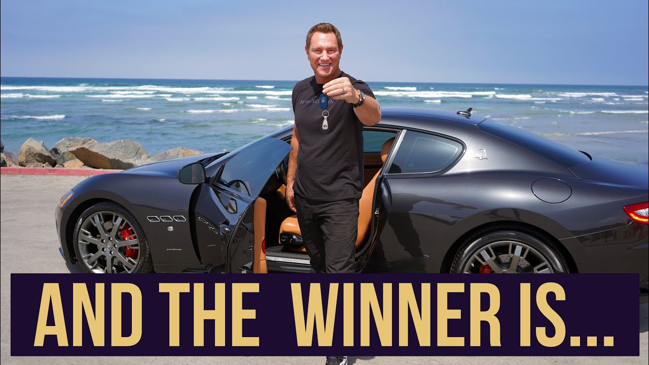 Announcing the Winner of the Maserati Giveaway Contest - YouTube