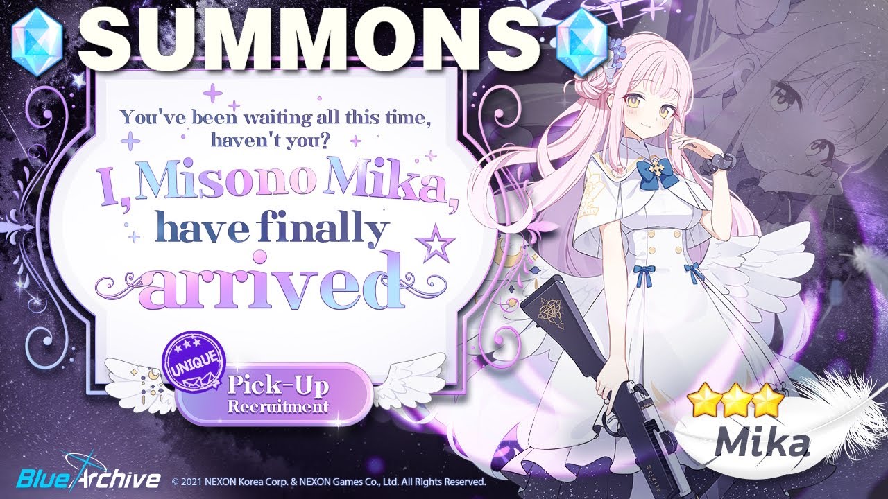 Blue Archive Fest Recruitment Mika - YouTube