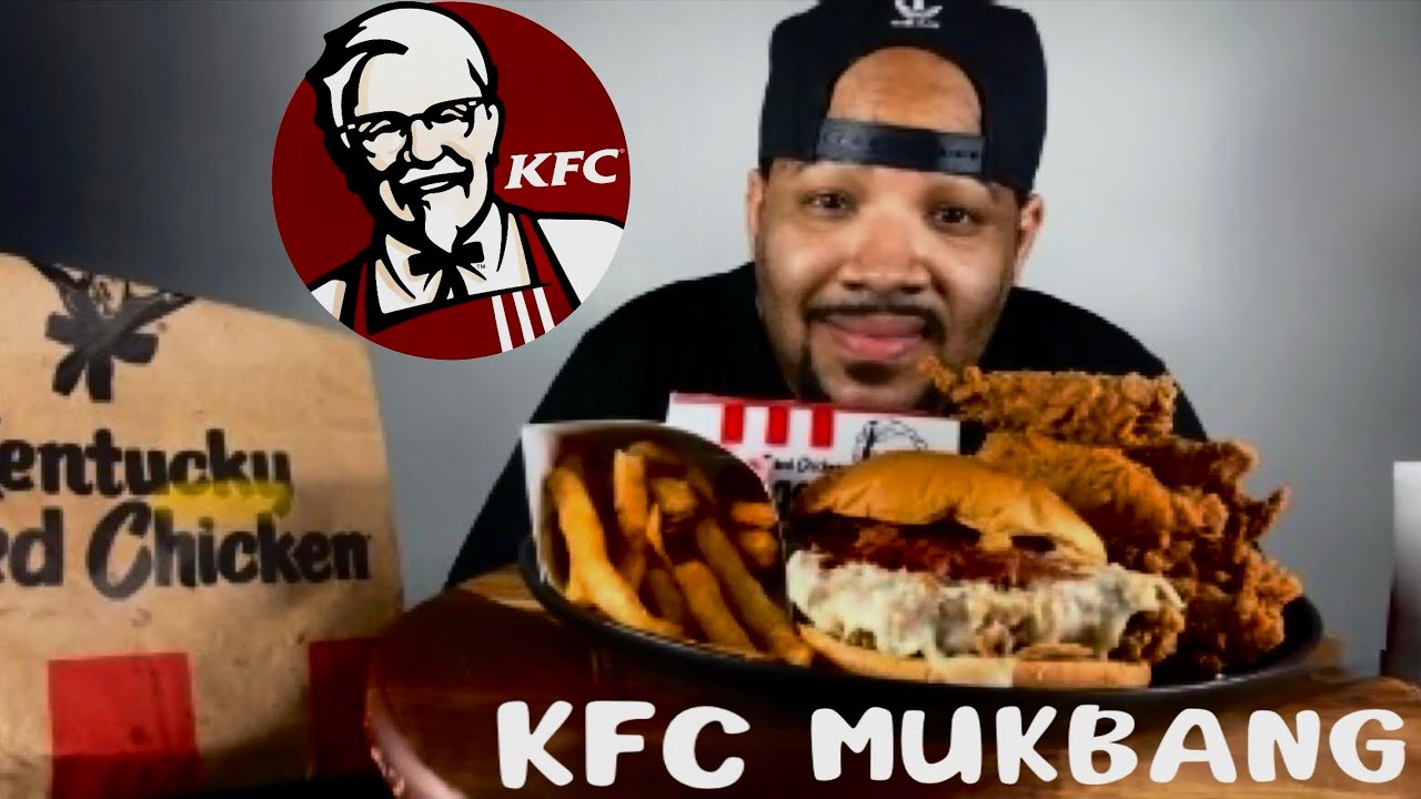 KFC Mukbang: First Talking Video: I’m Back 😄🍗 - YouTube