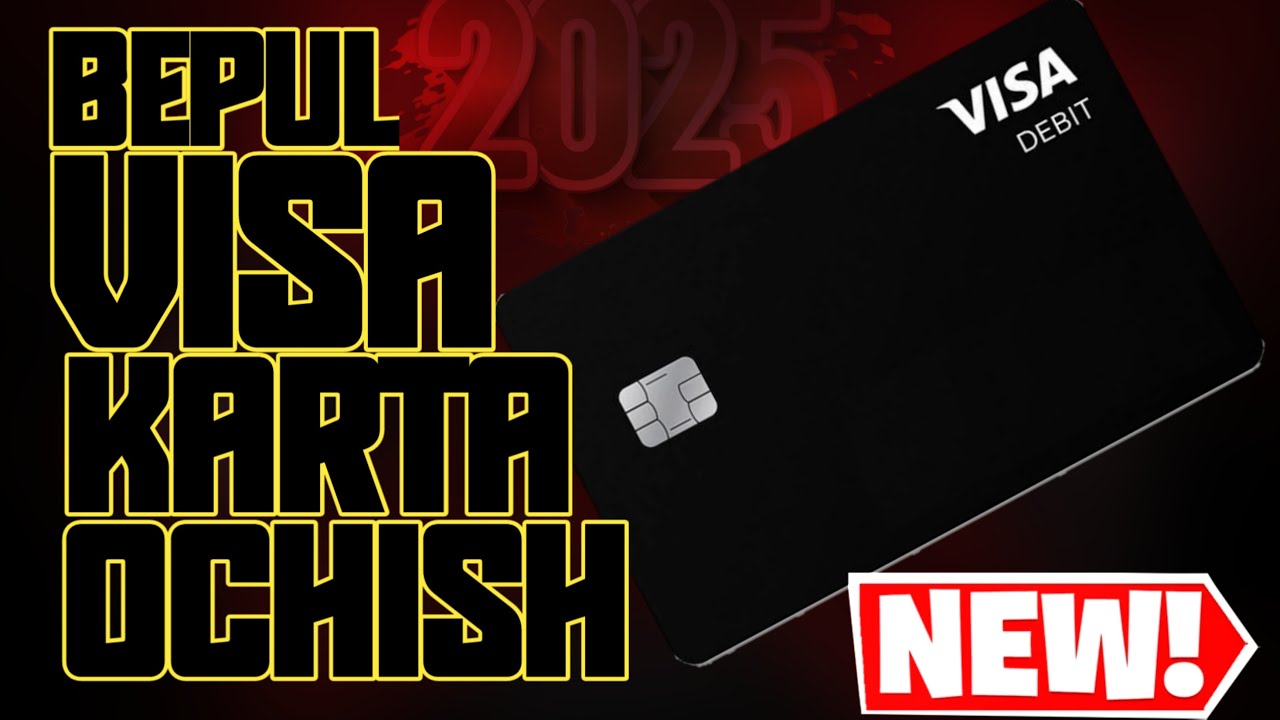 Virtual visa karta ochish 2025 | Bepul Visa va masterkartalar ochish ...