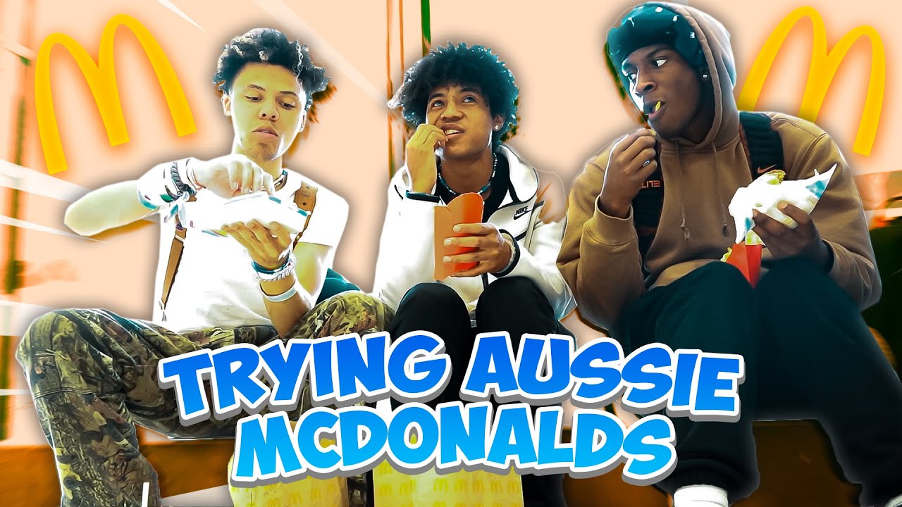 Americans Try Australian McDonald’s (Macca’s) - YouTube