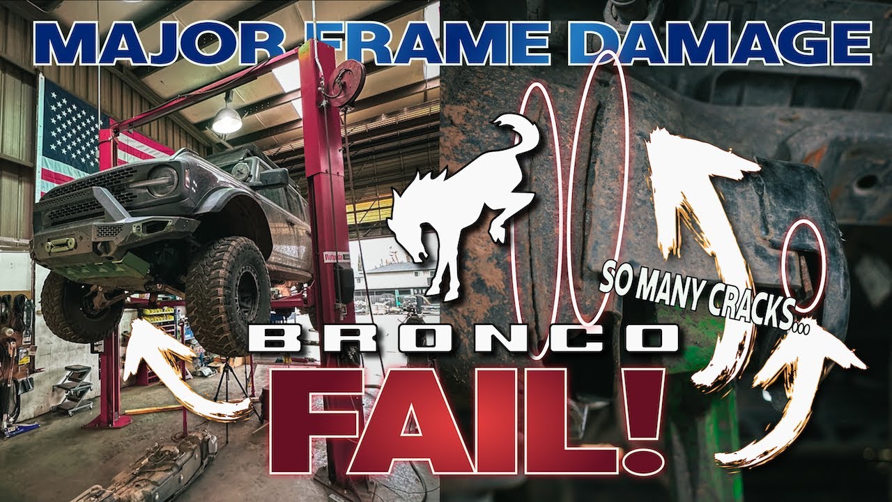Ford Bronco Abuse Causes MAJOR Frame Damage | FIX or FLOP??? - YouTube