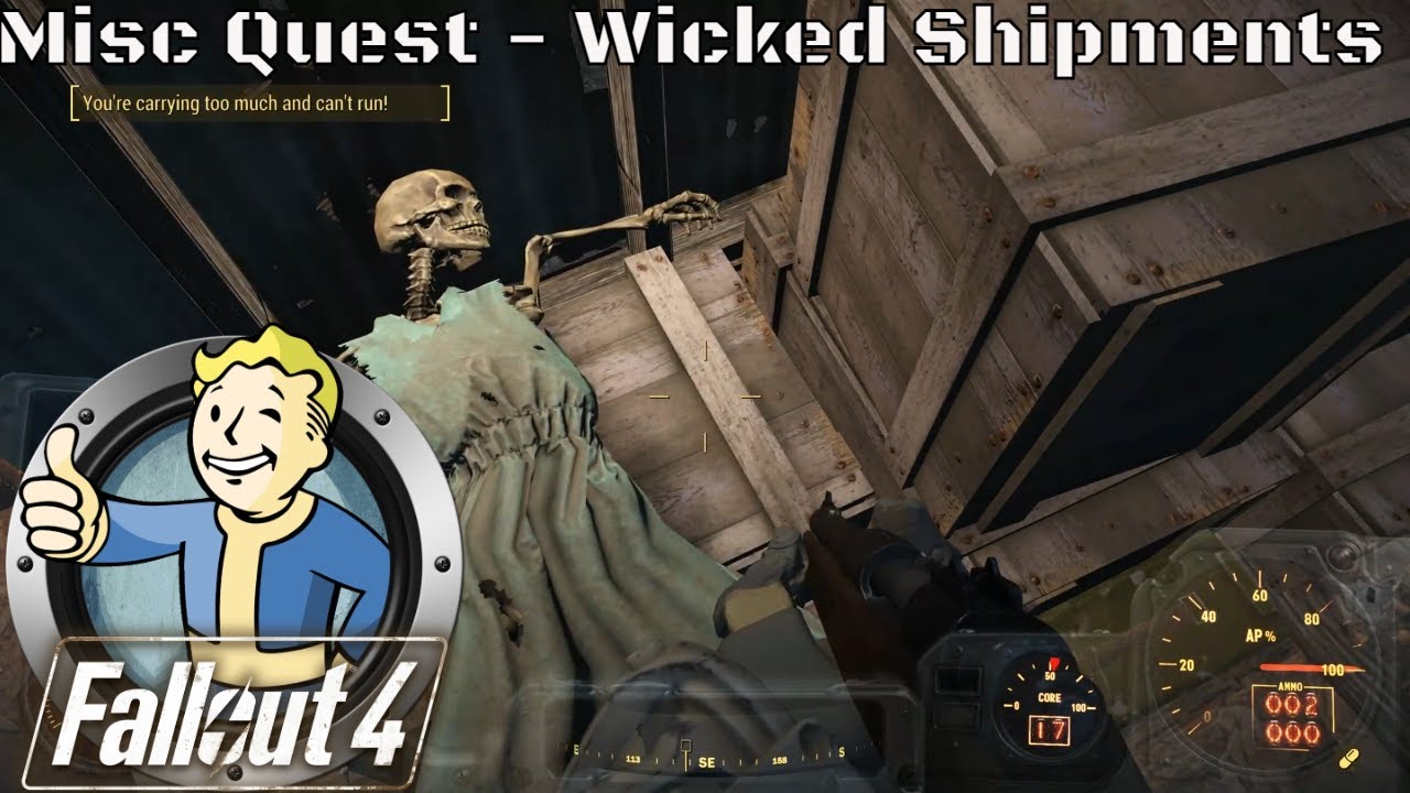 Fallout 4 - Misc Quest Wicked Shipments (PS4) - YouTube