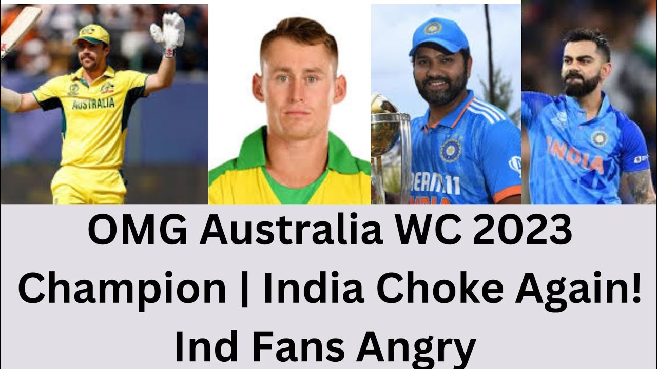 OMG Australia Champion! Head Destroy India In Final | India Choke Again ...
