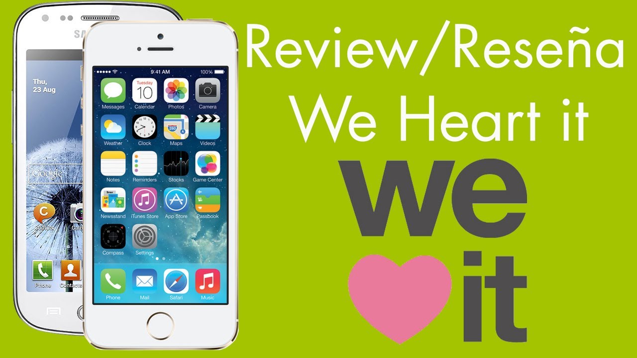 App Review / Reseña - We Heart it - Redes Sociales - David Gonzalez ...