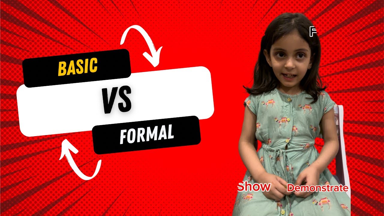 Basic vs formal #english grammer ||daily use words - YouTube