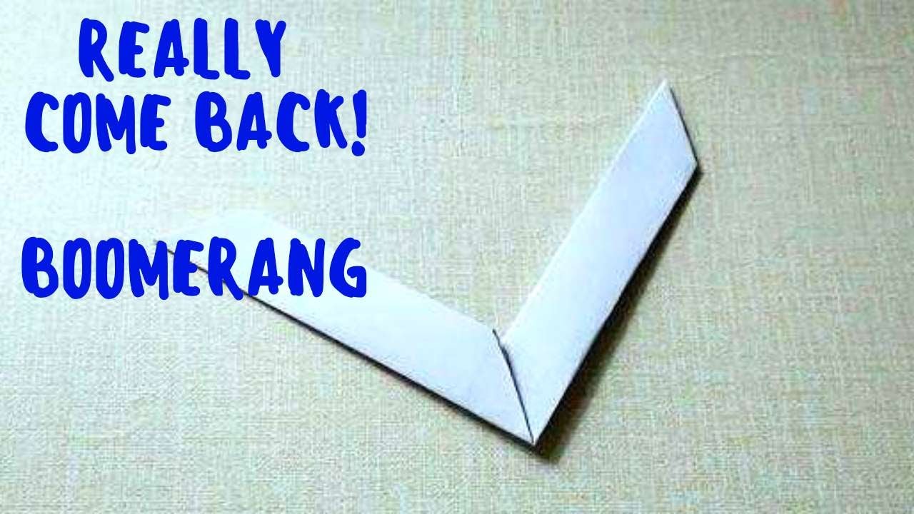 2020 How To Make A Paper Boomerang Paper Origami Boomerang Easy Origami Boomerang YouTube 2020-how-to-make-a-paper-boomerang-paper-origami-boomerang-easy-origami-boomerang-youtube