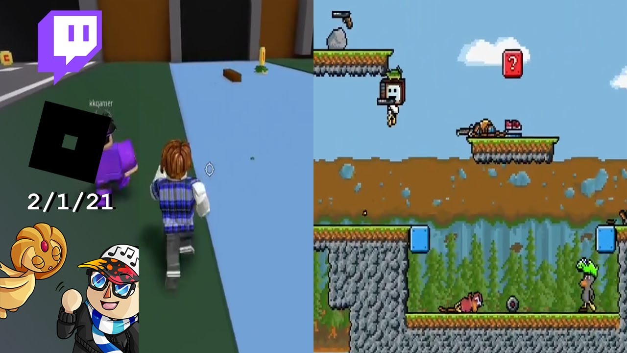 Roblox and Duck Game: The Return (2/1/21) - YouTube