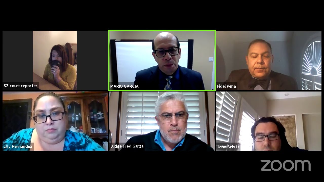 Judge Fred Garza's Zoom Meeting - YouTube