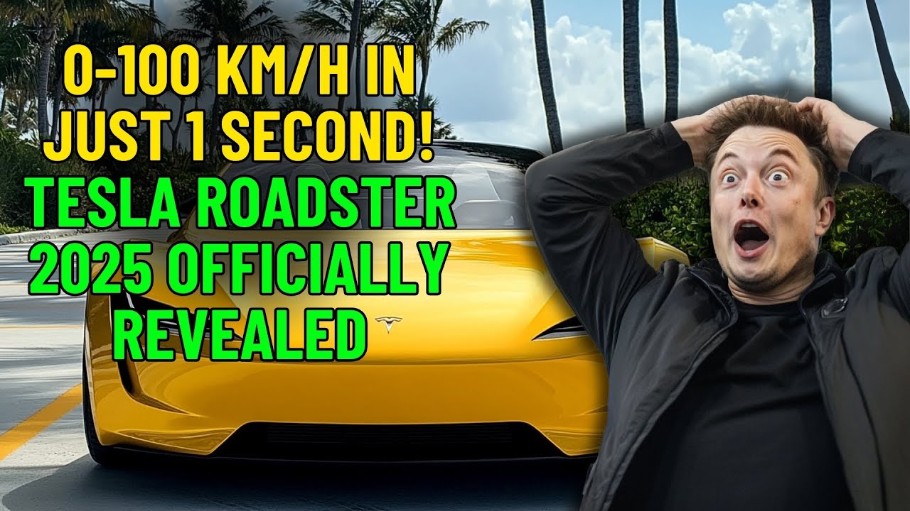 400 km/h! Tesla Roadster 2025 - Elon Musk's Fastest Electric Car ...