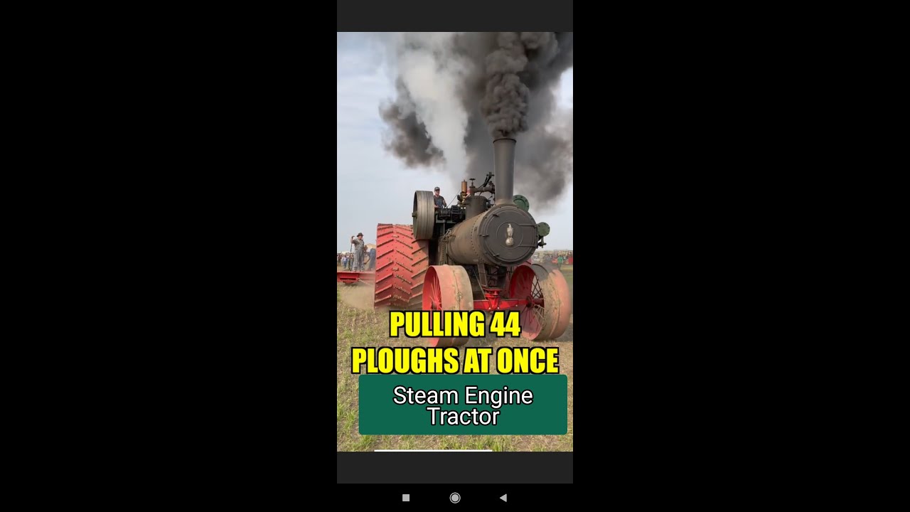World record broken by Worlds largest steam Engine tractor | Video ...