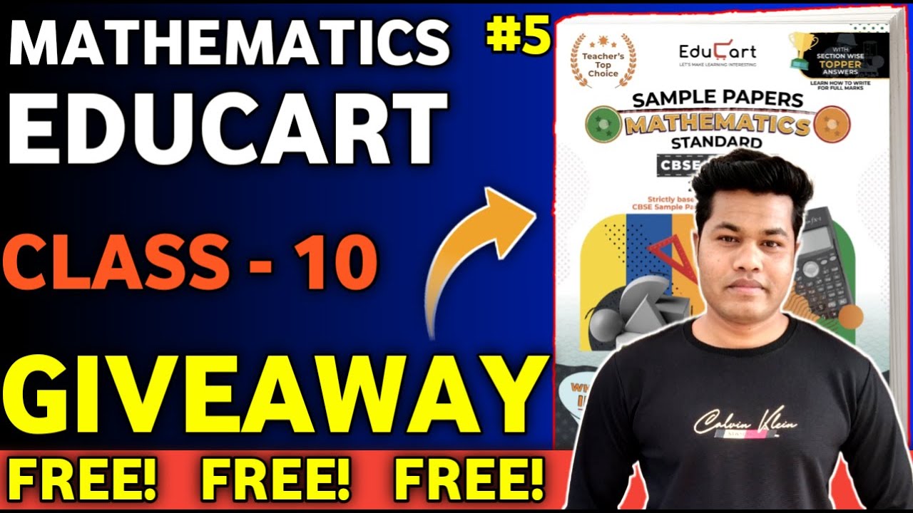 Educart Sample Paper Class 10 2023 Giveaway | Free Educart Sample Paper ...