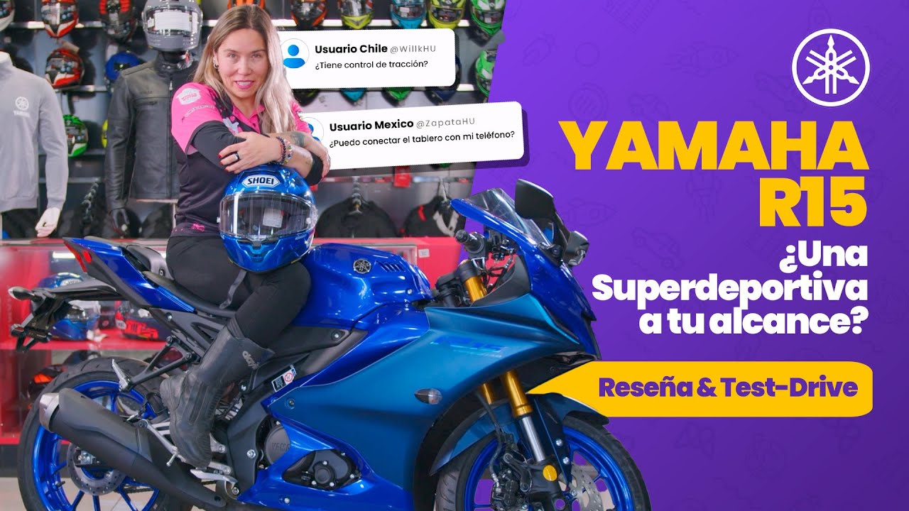 Yamaha R15 La probamos 🤩 y ¡tienes que ver para creer! - YouTube