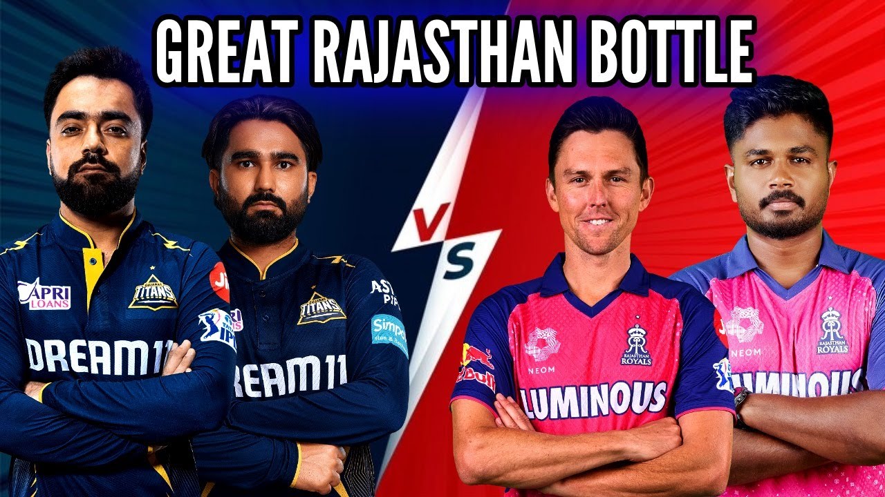 THE GREAT RAJASTHAN BOTTLE | RR VS GT IPL| IPL MATCH REVIEW - YouTube