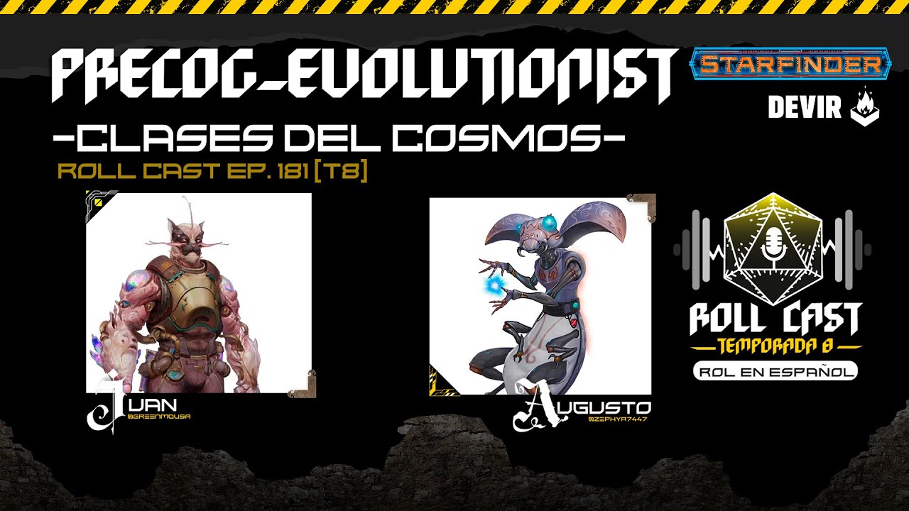 Precog & Evolutionist - Clases del Cosmos- Roll Cast Ep. 181 (T8) - YouTube
