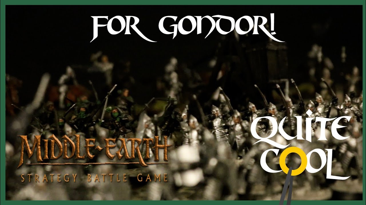 HUGE Minas Tirith Army Worthy of Gondor! | MESBG | WARHAMMER One Year ...