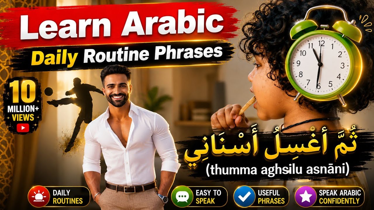 Learn Arabic Through Your Daily Routine | Easy Arabic Phrases for ...