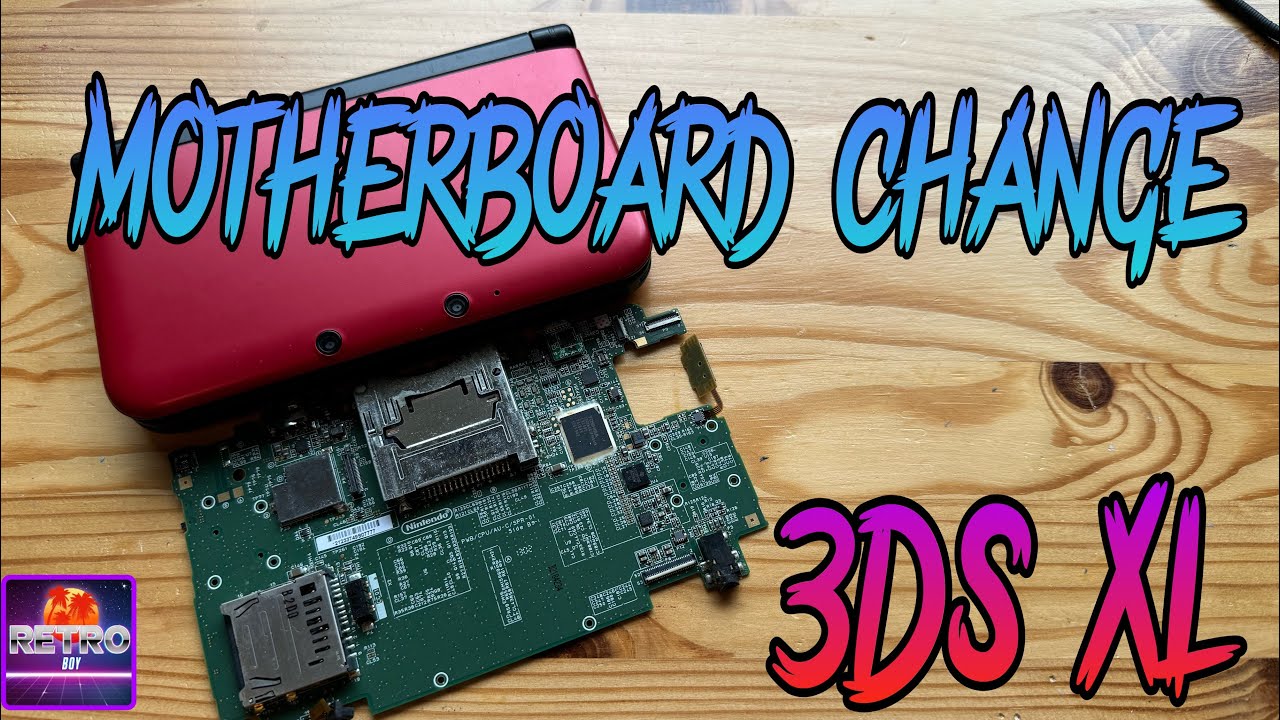 How to change motherboard on 3DS XL/LL - YouTube