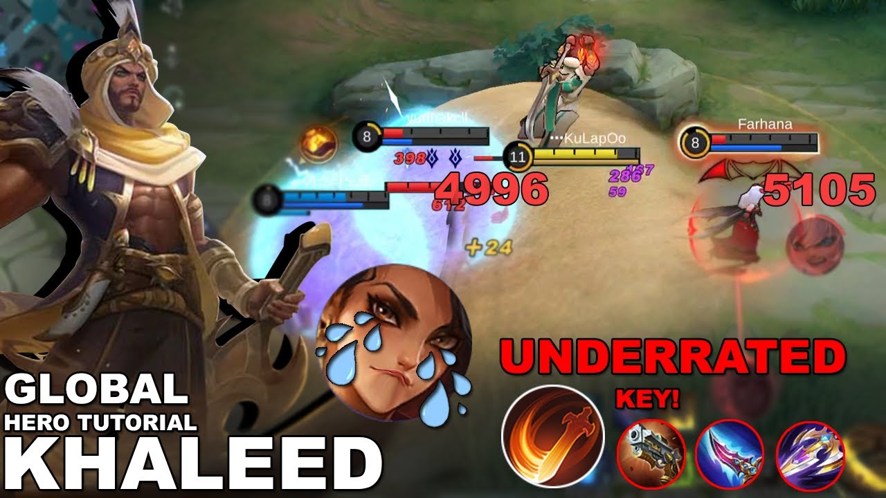 How To Destroy " High Sustain Hero " | KHALEED The Underrated Hero ...