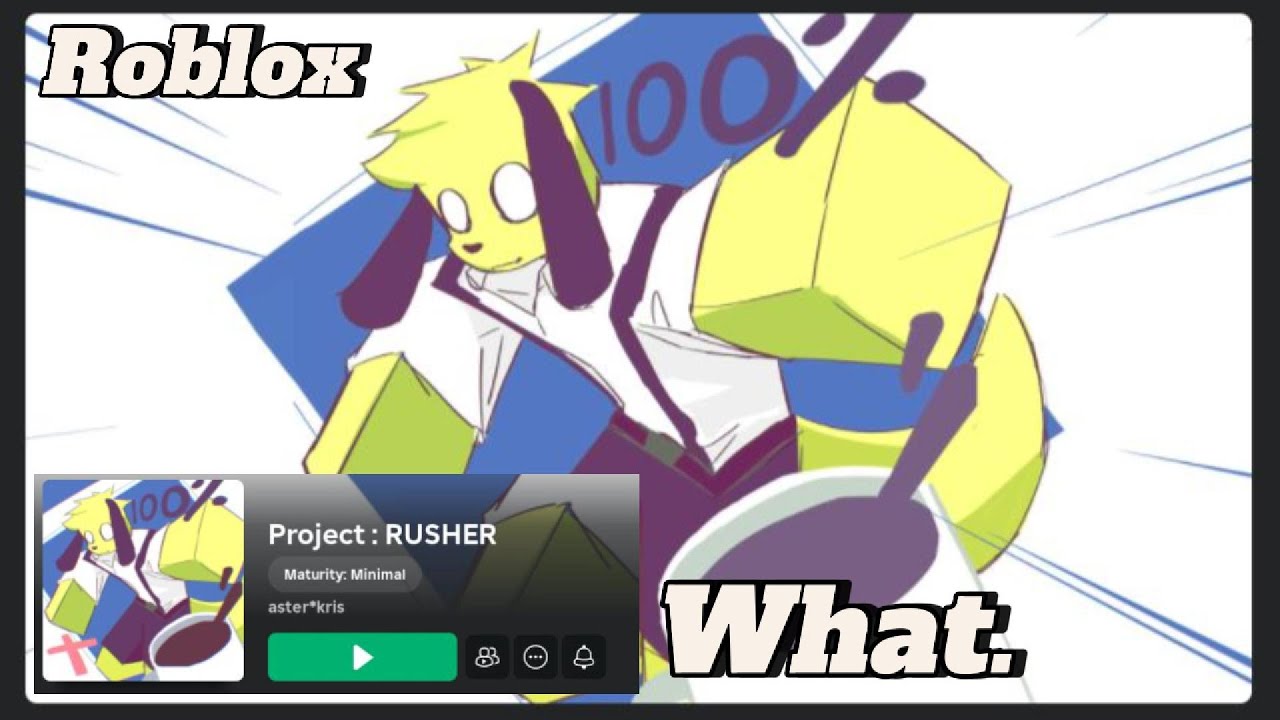 THIS GAME IS AWESOME (Roblox project RUSHER) - YouTube