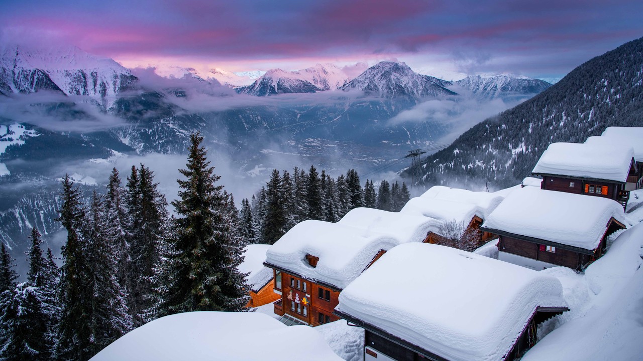 Beautiful winter scenes in breathtaking Switzerland - YouTube