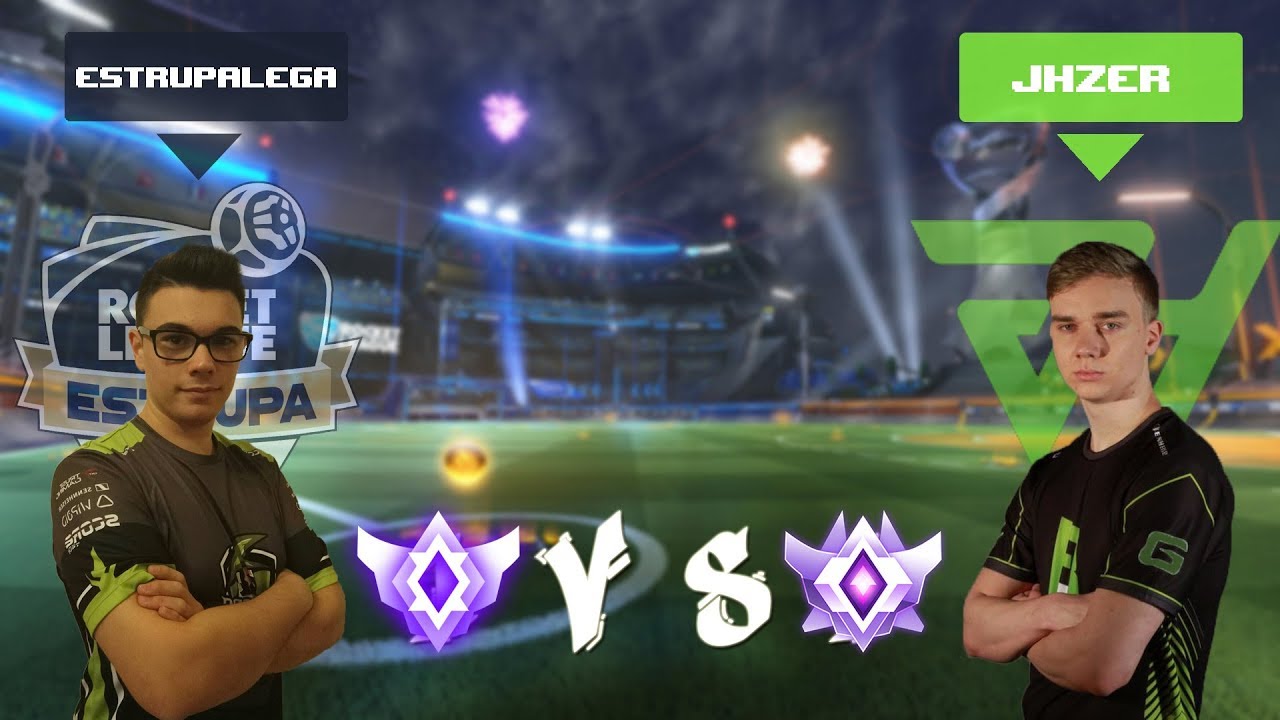 Jugando contra JHZER ~ Rocket League - YouTube