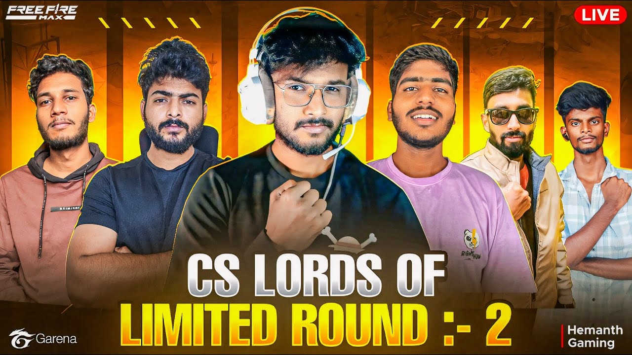 🔥 AHN CS Lords of Limited Round 2 - Free Fire 4v4 Showdown! 🏆 - YouTube