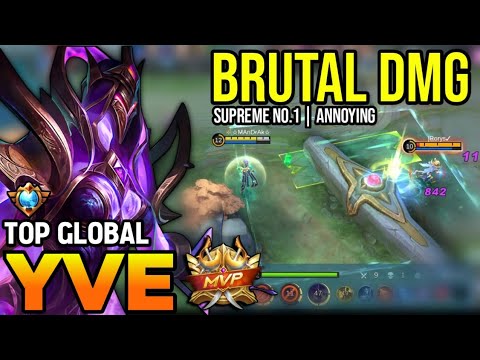 YVE BEST BUILD 2023 | TOP GLOBAL YVE GAMEPLAY | MOBILE LEGENDS - YouTube