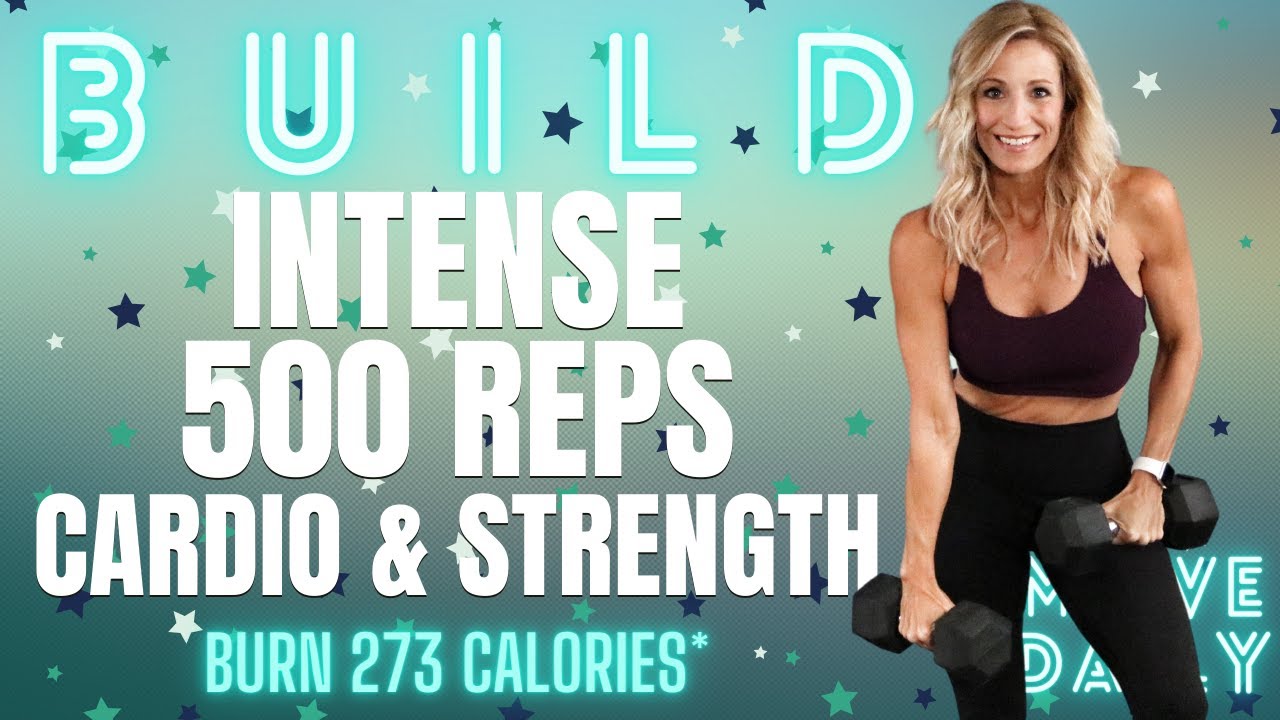 500 REP Challenge | 30 Minute No Repeat Cardio and Strength | Full Body ...