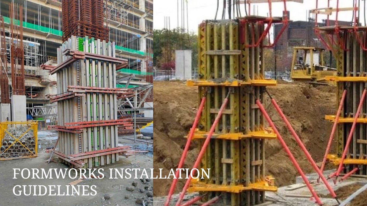 Guidelines for Column & Wall Formworks Installation | Civil Engineering ...
