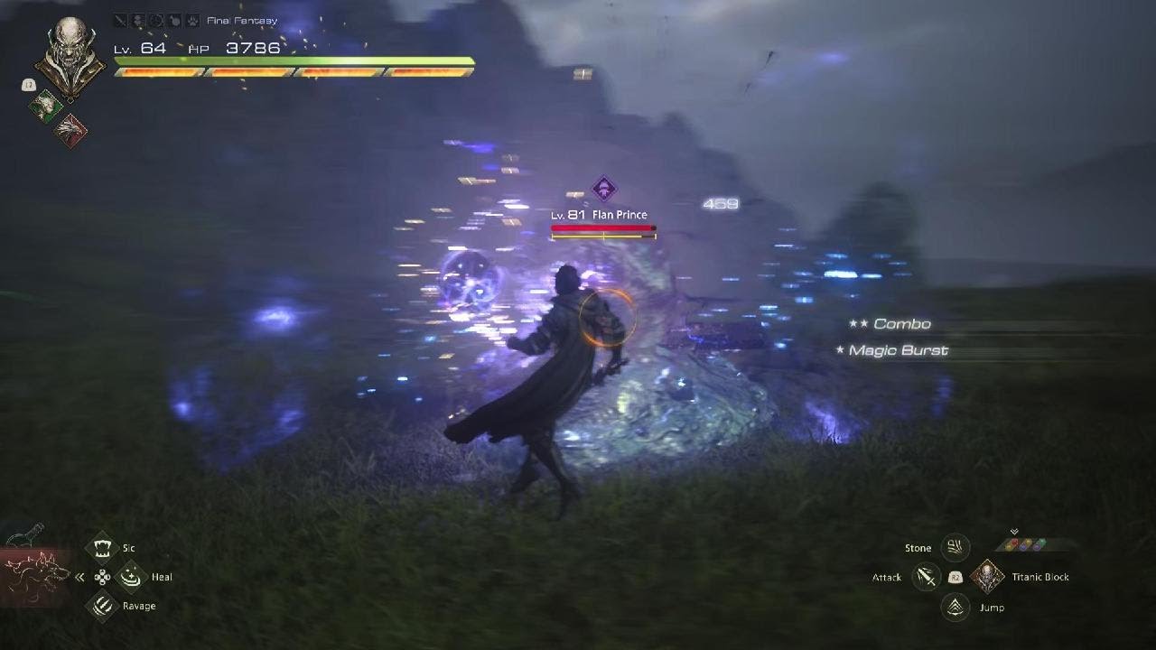 Bon vs Flan Prince - FFXVI: Final Fantasy Mode [NG+] - YouTube