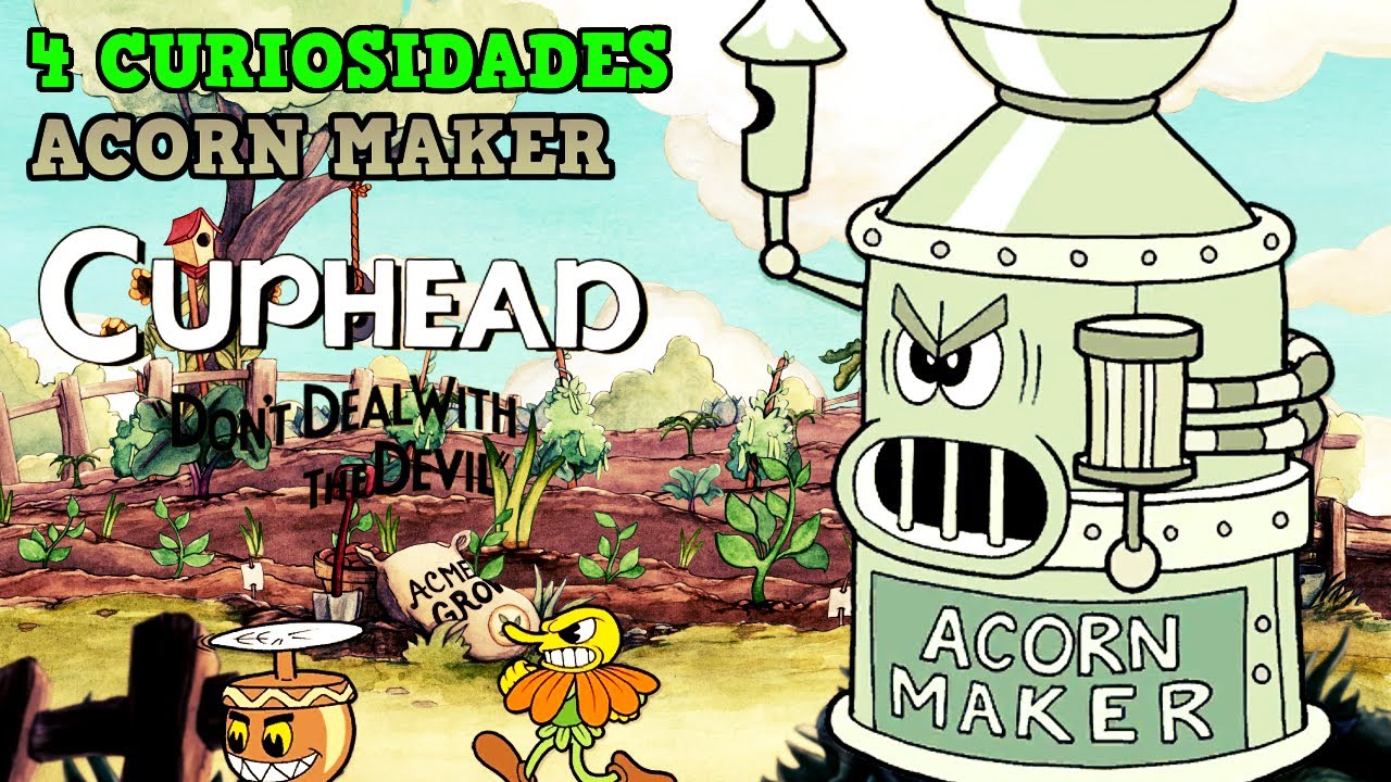 4 Curiosidades de ACORN MAKER (Cuphead) - YouTube