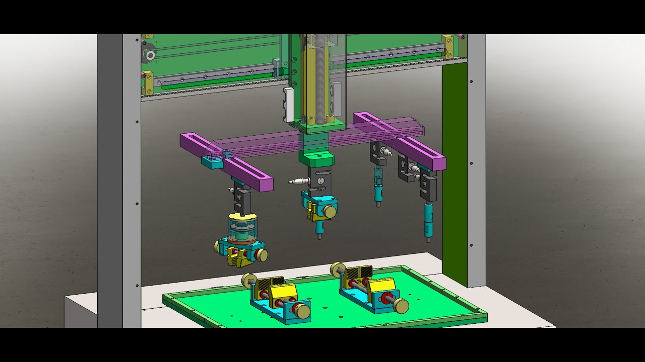 Three axis load testing machine-industrial 3D model : machine-world.net ...