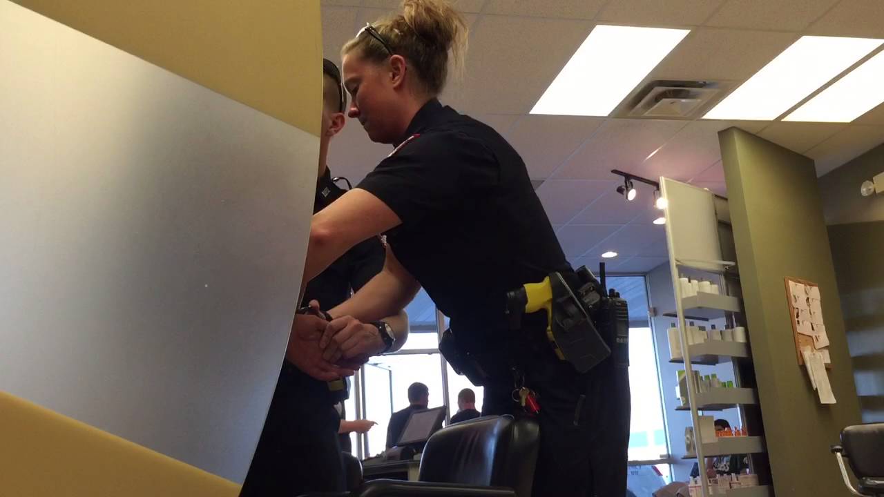 Getting Arrested while Getting A Haircut 😂 - YouTube