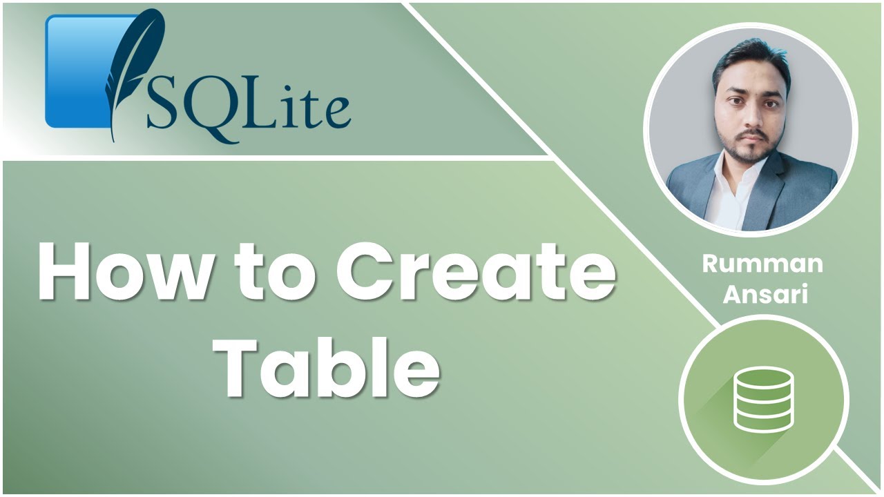 Creating Tables in SQLite3: A Simple Guide for Beginners - YouTube