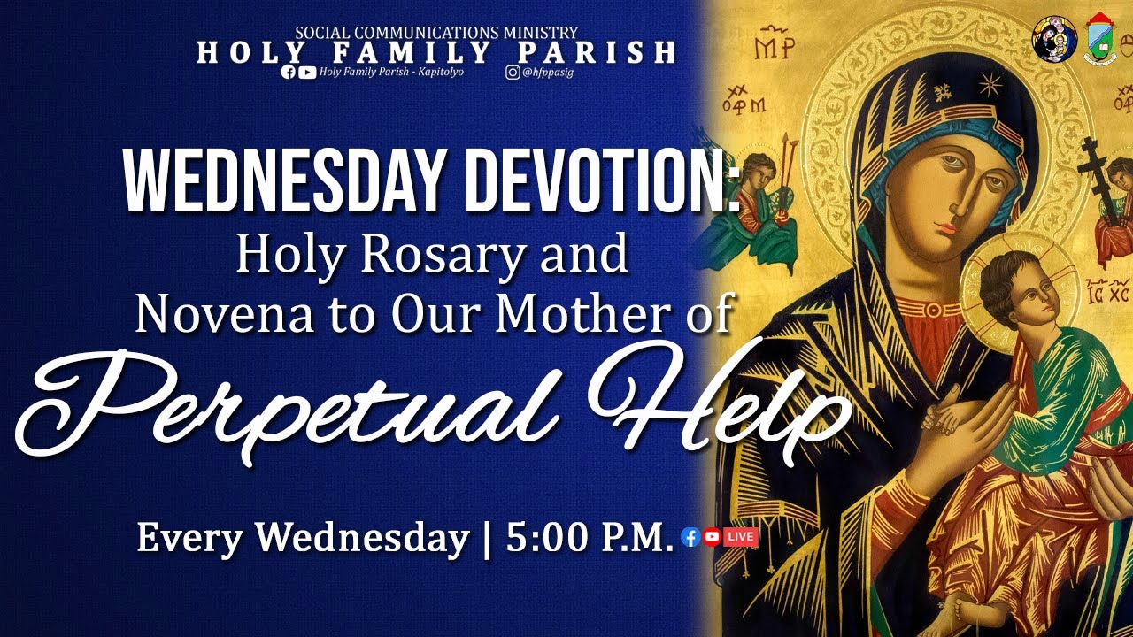 LIVE: Wednesday Devotion: Holy Rosary & Novena to Our Mother of ...