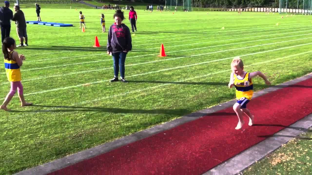 First ever attempt at the long jump ... - YouTube